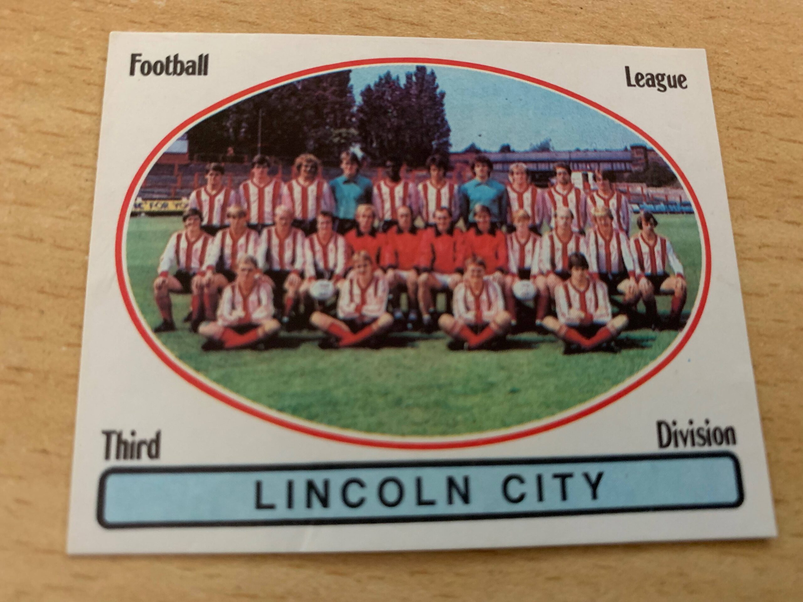 Panini Football 82 Sticker – Team Shot
