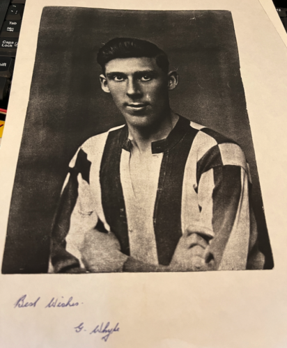 George Whyte Autograph – 1930s